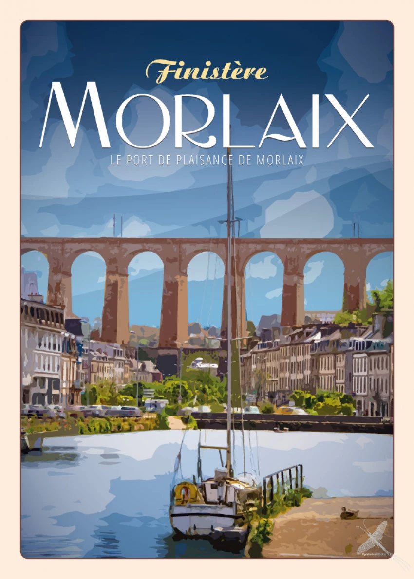 Affiche 50x70 cm - Morlaix